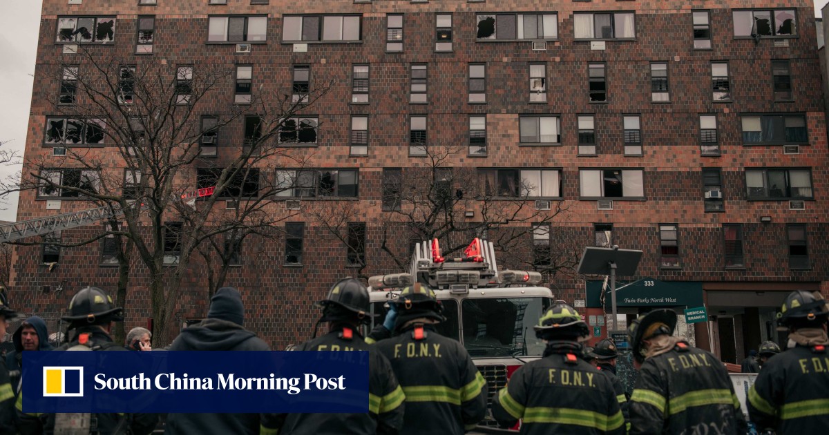 Nineteen killed in fire at block of flats in New York City | South ...