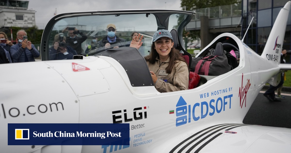 Teen pilot Zara Rutherford avoids typhoons, wildfires, missiles in solo ...