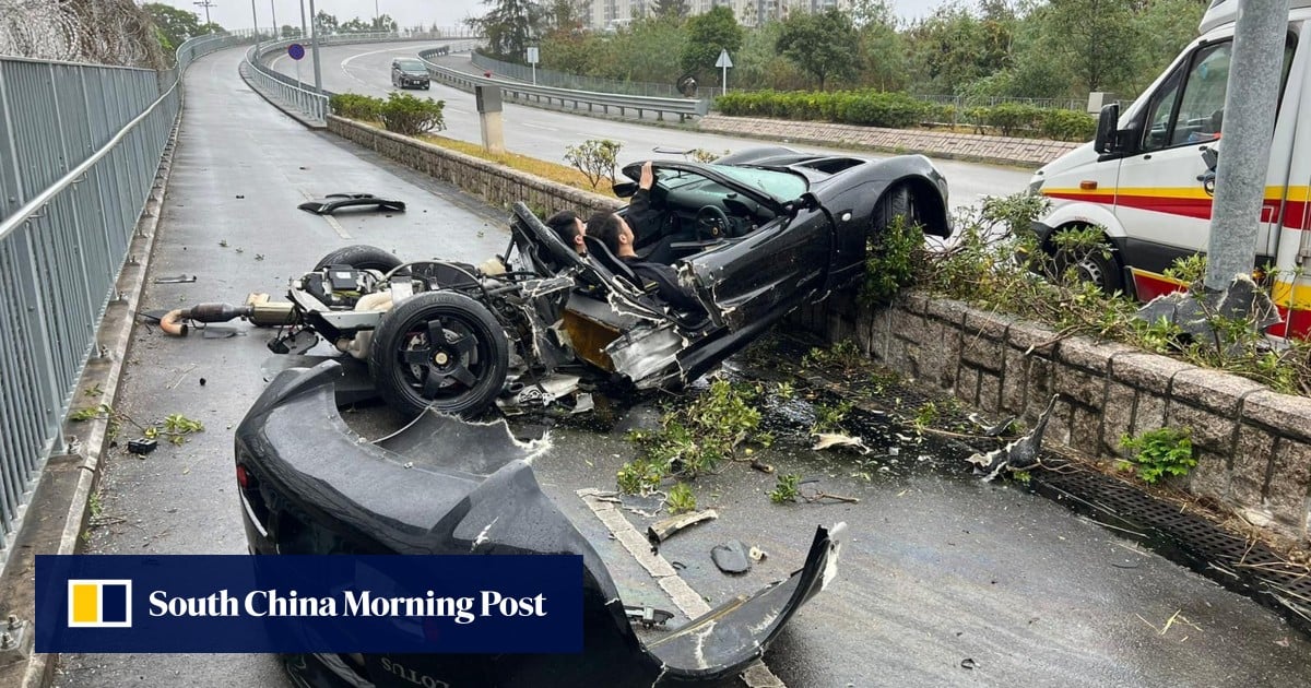 Hong Kong Driver And Passenger Narrowly Avoid Death As Airborne Black