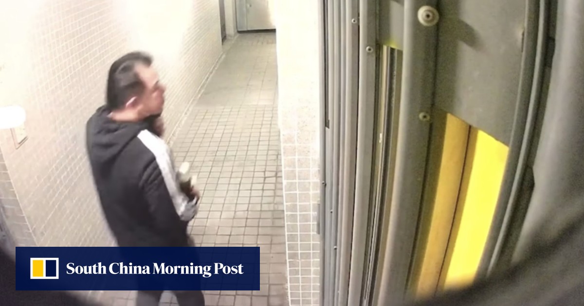 Hong Kong police arrest man who was caught on camera spitting on flat ...