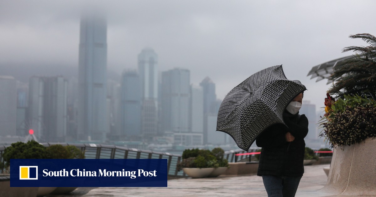 Hong Kong Observatory Issues Weather Warning As Cold Front Sweeps