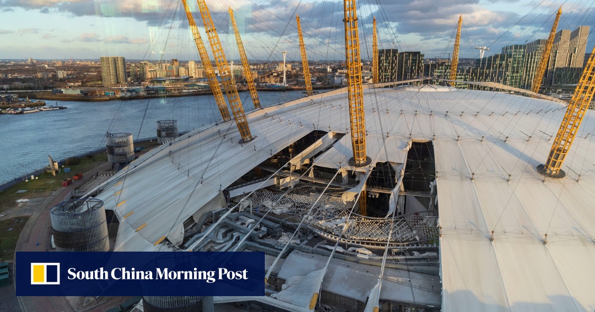 At least 9 die, roof ripped off London O2 Arena as northern Europe ...