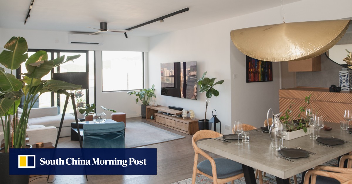 A light-filled Hong Kong home, finished with industrial touches and ...