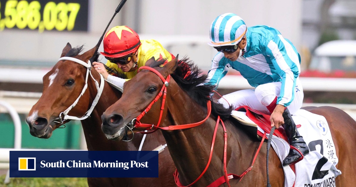 Danny Shum celebrates maiden Hong Kong Derby success as Romantic ...