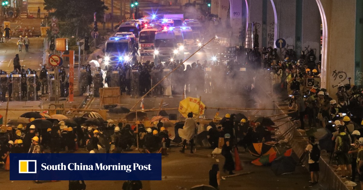 Hong Kong Protests 13 Jailed For Up To 4 Years For Rioting Near