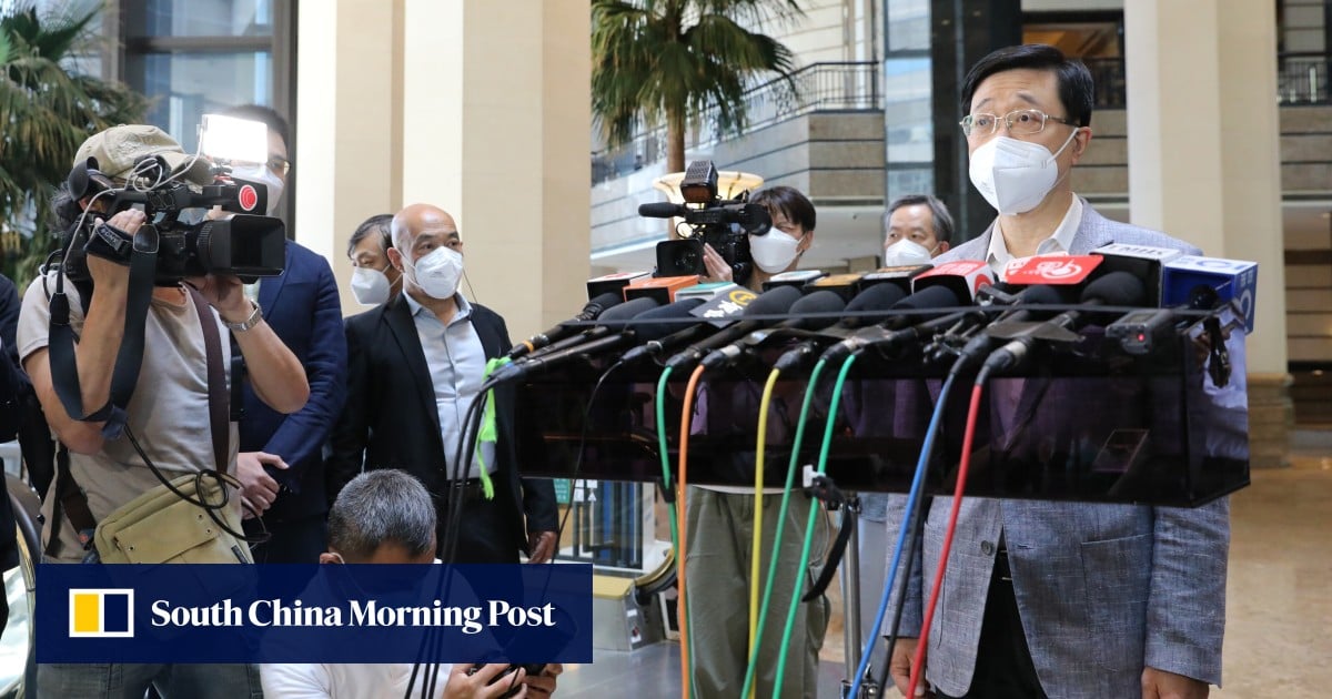 Hong Kong chief executive election 2022: John Lee secures enough ... Hong Kong chief executive election 2022: John Lee secures enough ...