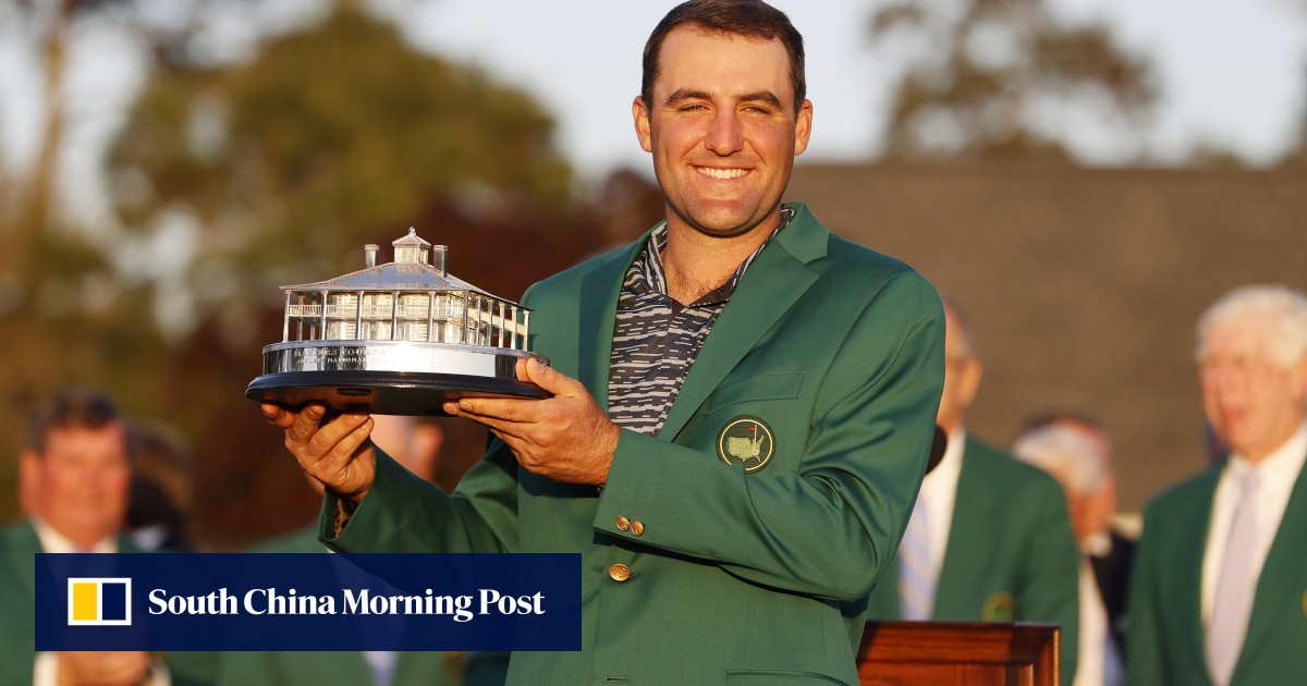 The Masters: Scottie Scheffler gets green jacket to go with No 1 ...