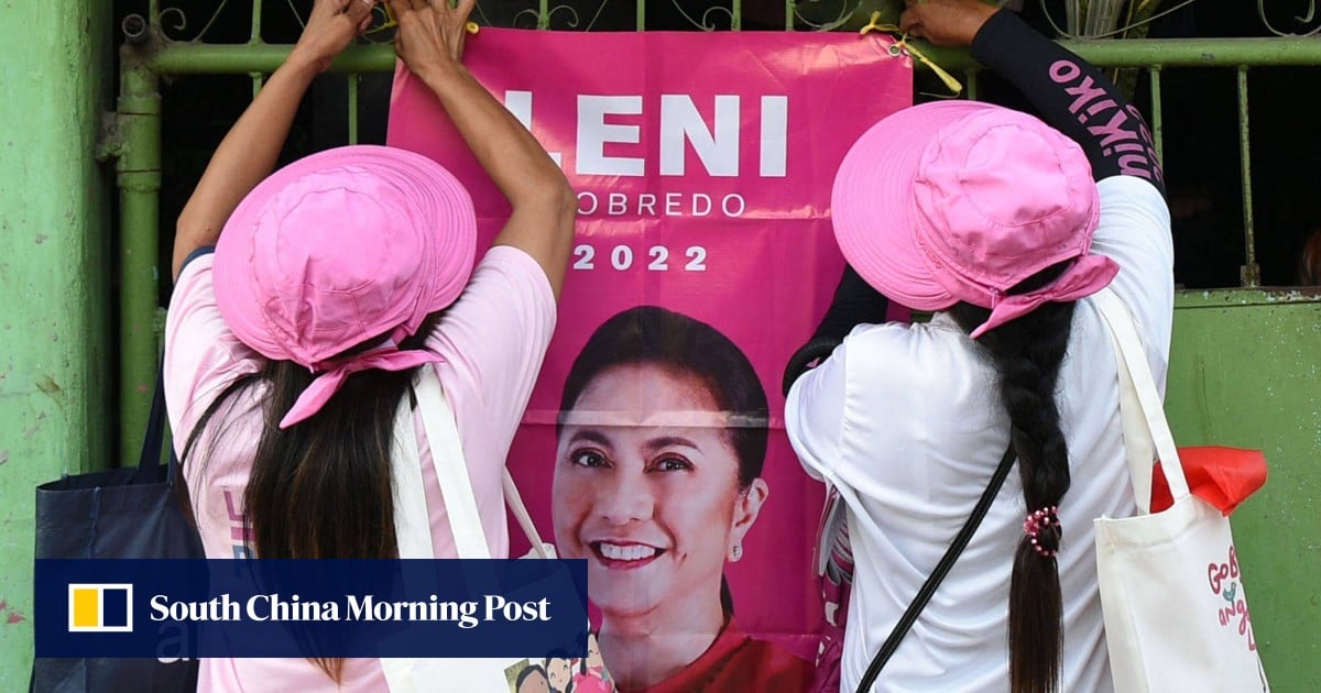 Philippine presidential rivals say Leni Robredo’s ‘pink wave’ won’t ... Philippine presidential rivals say Leni Robredo’s ‘pink wave’ won’t ...