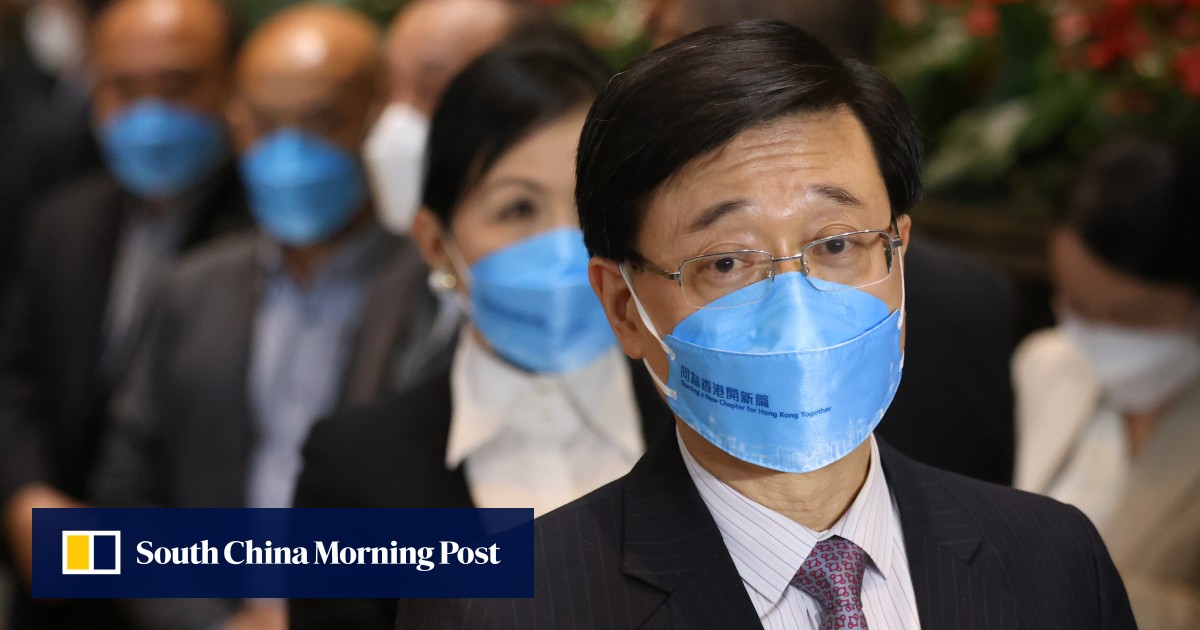 Hong Kong chief executive election 2022: star-studded line-up in a one ... Hong Kong chief executive election 2022: star-studded line-up in a one ...