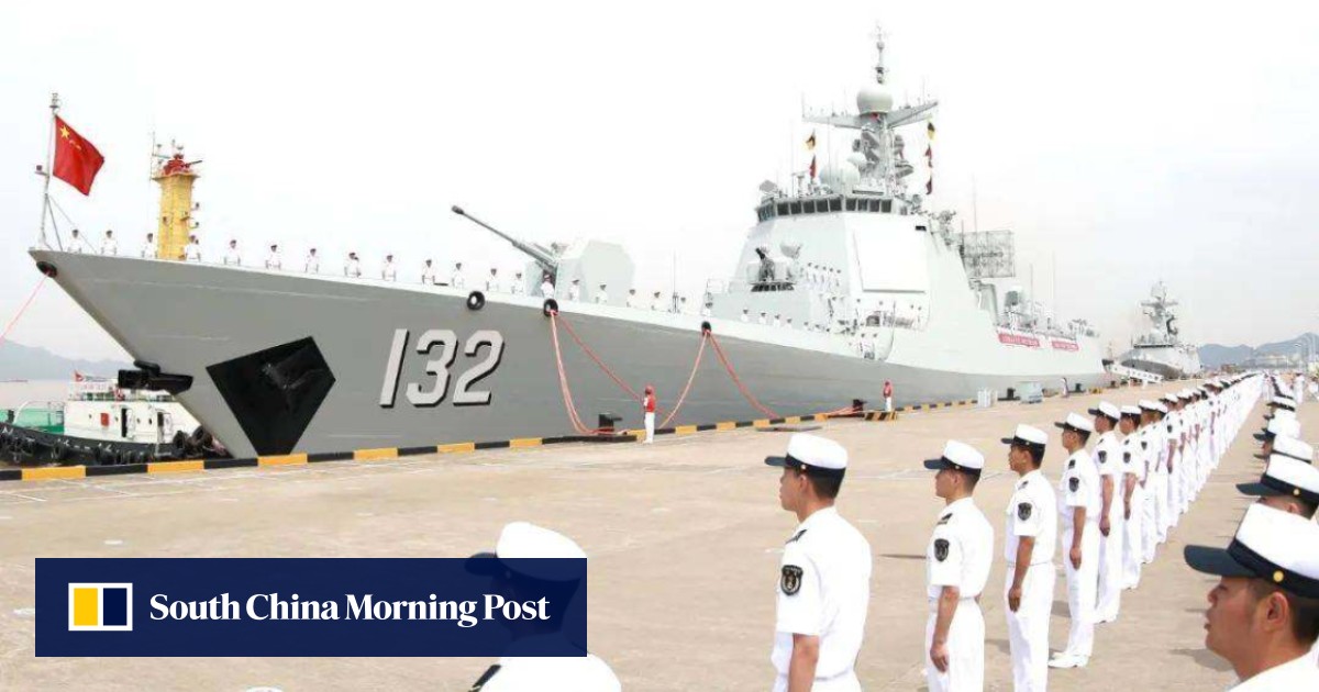 China’s PLA Navy sends destroyer and frigate on first escort mission ...