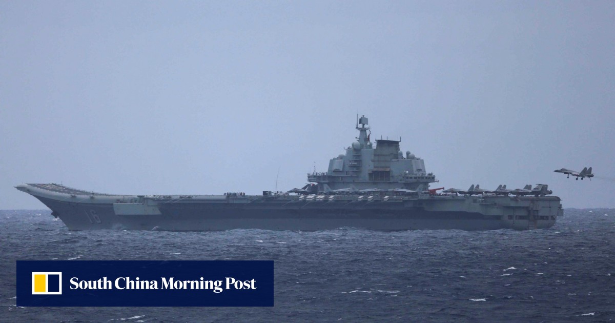China’s Liaoning carrier group ends Pacific navy drills ‘aimed at ...