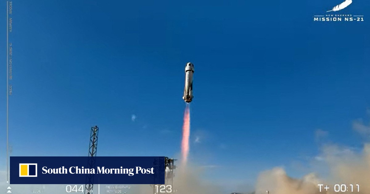 Bezos’s Blue Origin flight into space for 5th crewed mission | South ...