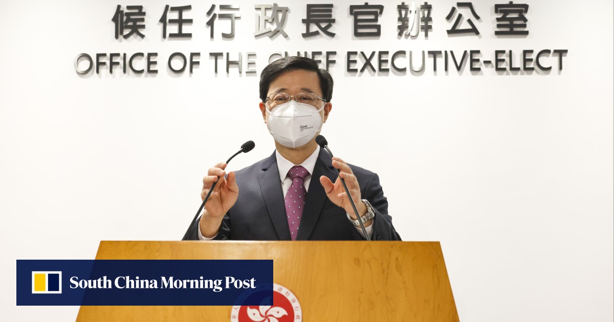 Incoming Hong Kong leader John Lee relies mostly on incumbent officials ...