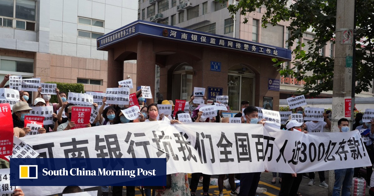Chinese disciplinary watchdog to investigate after bank protesters ...