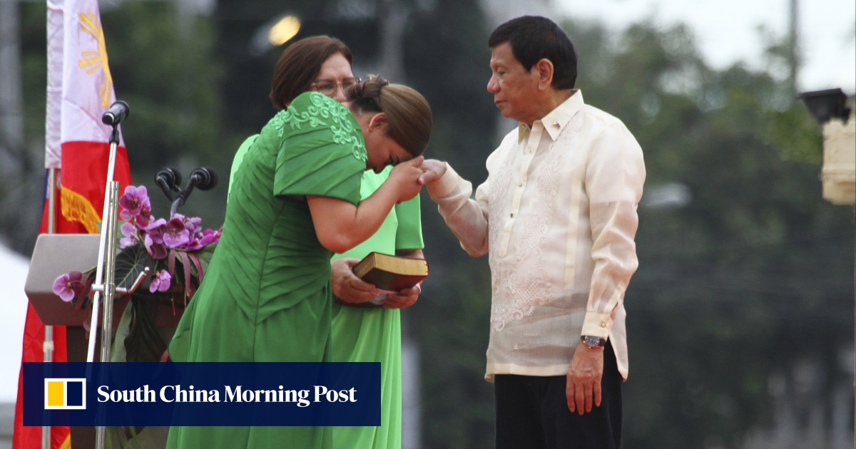 Duterte’s daughter Sara sworn in early as vice-president of Philippines ...