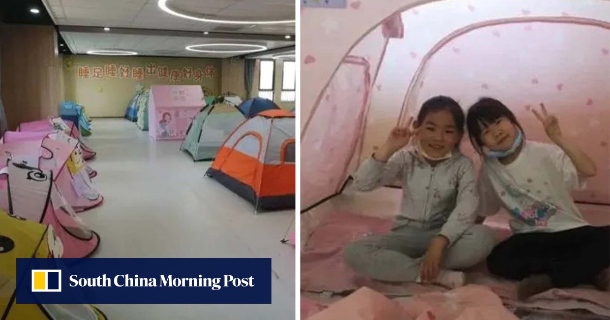 School in China ditches sleeping on desks at nap time for health ...