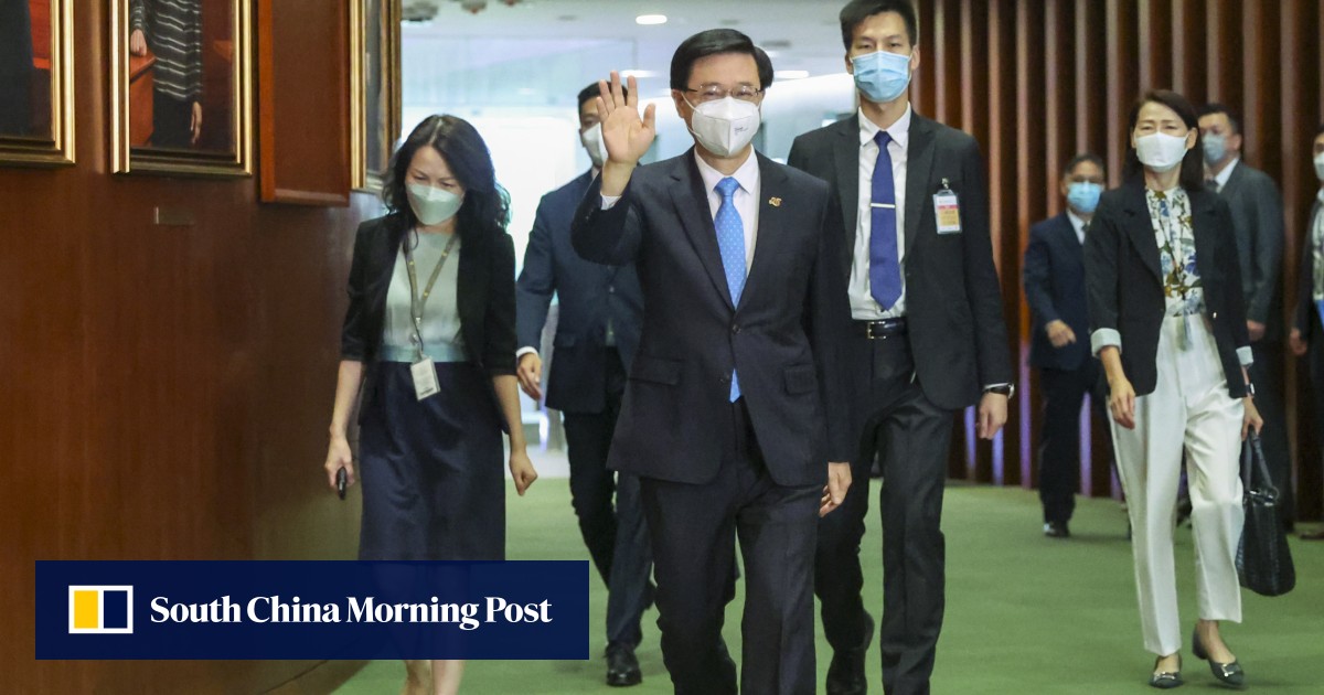 New Hong Kong Leader John Lee To Set Up 4 Task Forces On Key Livelihood