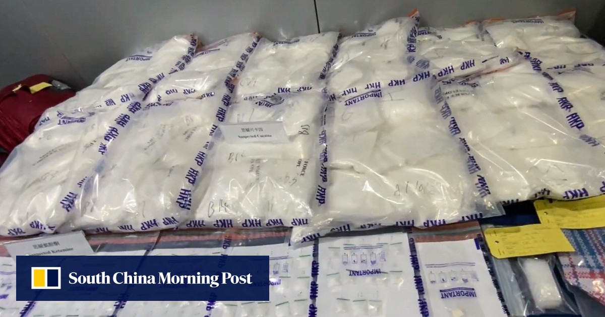 Hong Kong Police Seize Hk 63 Million Worth Of Drugs Arrest 2 Suspects