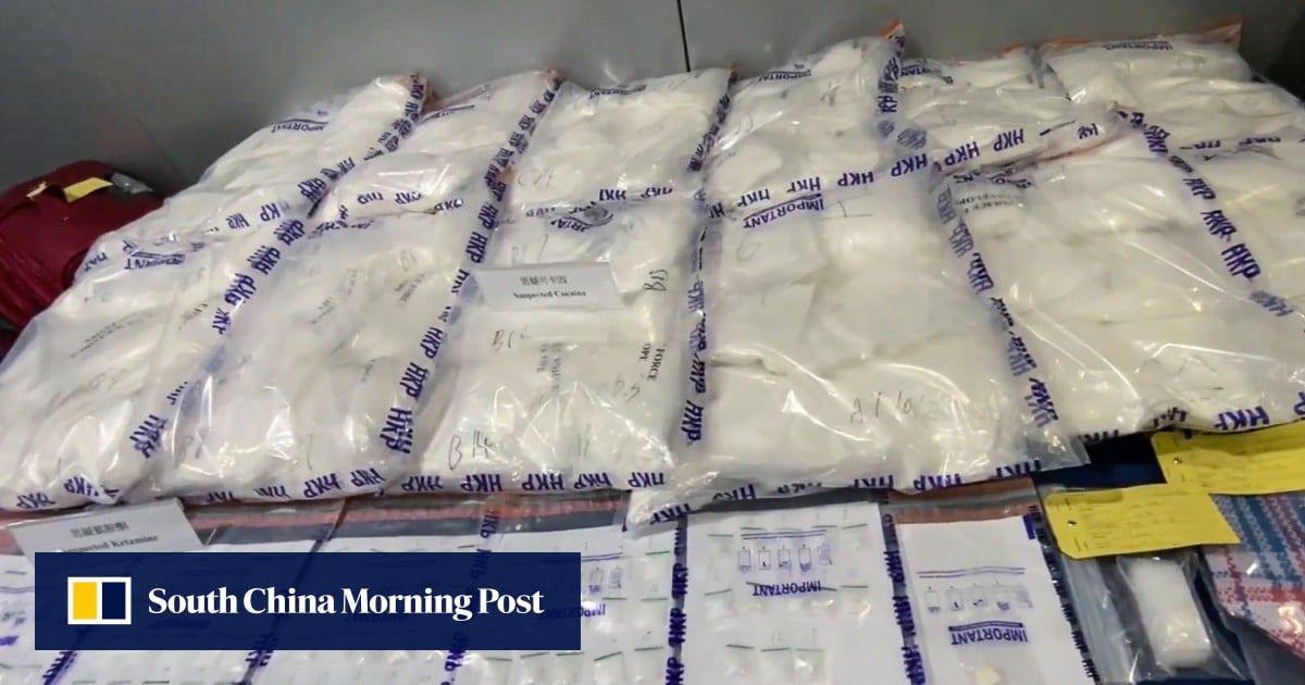 Hong Kong Police Seize Hk 63 Million Worth Of Drugs Arrest 2 Suspects