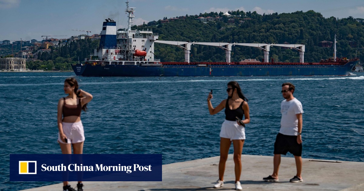 First Ukraine grain shipment sails through Istanbul, with all eyes on ...