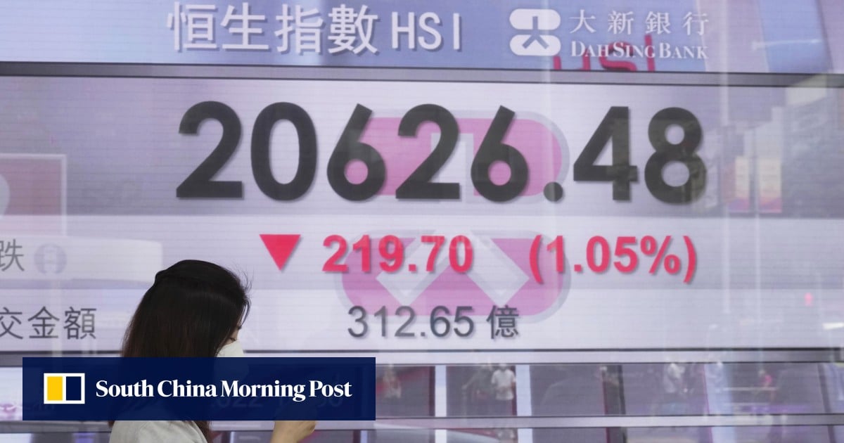 Hong Kong stocks slip as Alibaba, Tencent and Anta lead losses amid new ...