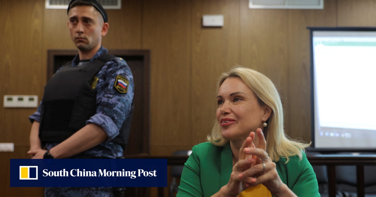 Russian anti-war protest journalist Marina Ovsyannikova faces up to 10 ...