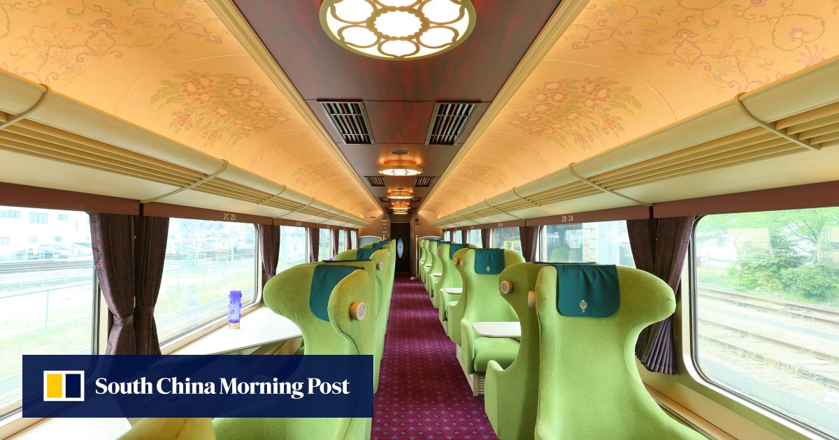 Kyoto-Nara-Osaka luxury train in Japan takes passengers on a ...