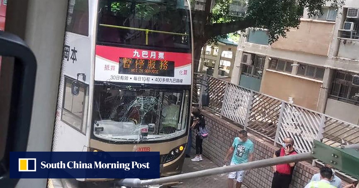 12 people injured after Hong Kong bus hits teenage pedestrian, metal ...