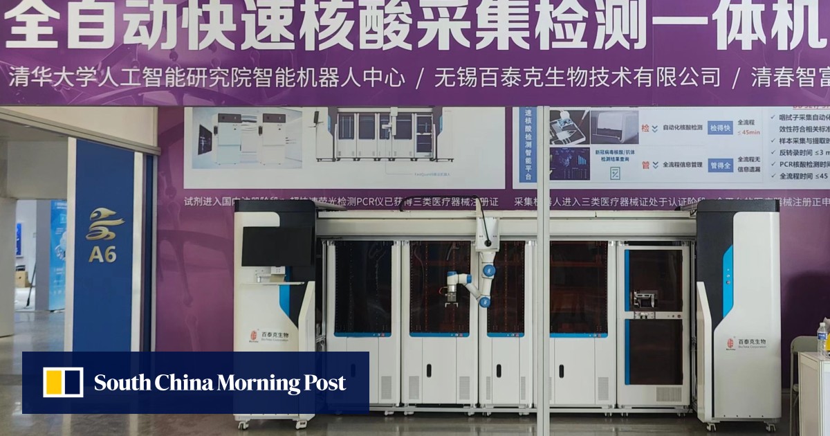 Chinese company debuts robot for ‘one-stop’ Covid-19 testing | South ...