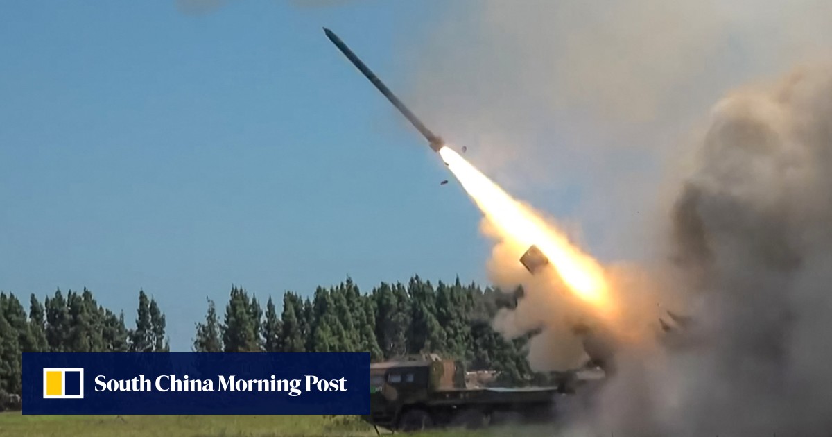 Chinese military rockets used in live-fire drills around Taiwan may ...