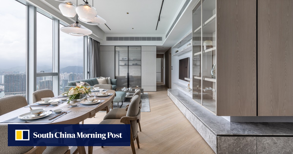 Modern contemporary Hong Kong high-rise home oozes elegance with its ...