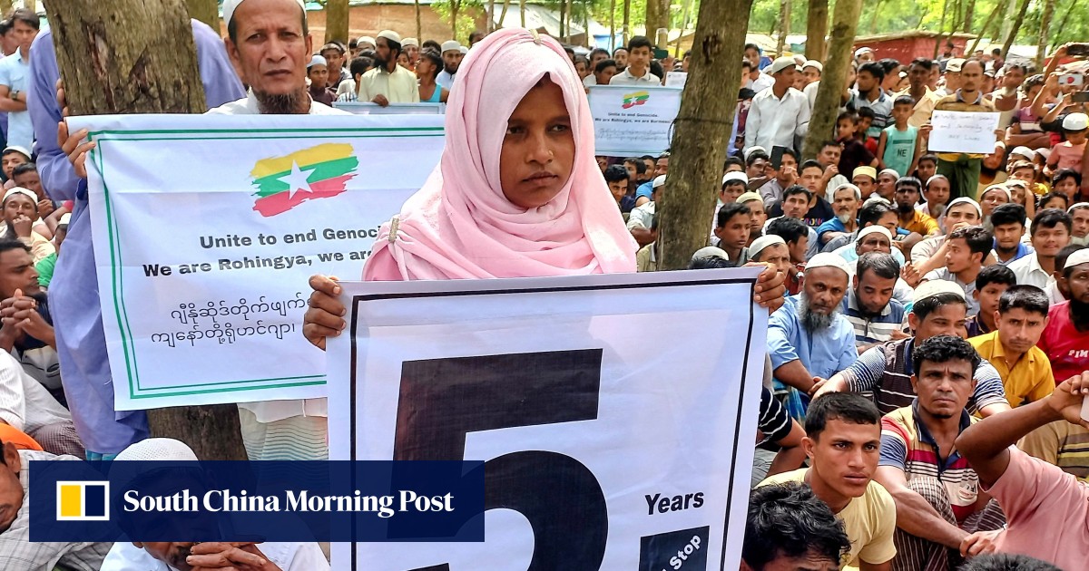 Rohingya refugees from Myanmar mark ‘Genocide Remembrance Day’ in ...