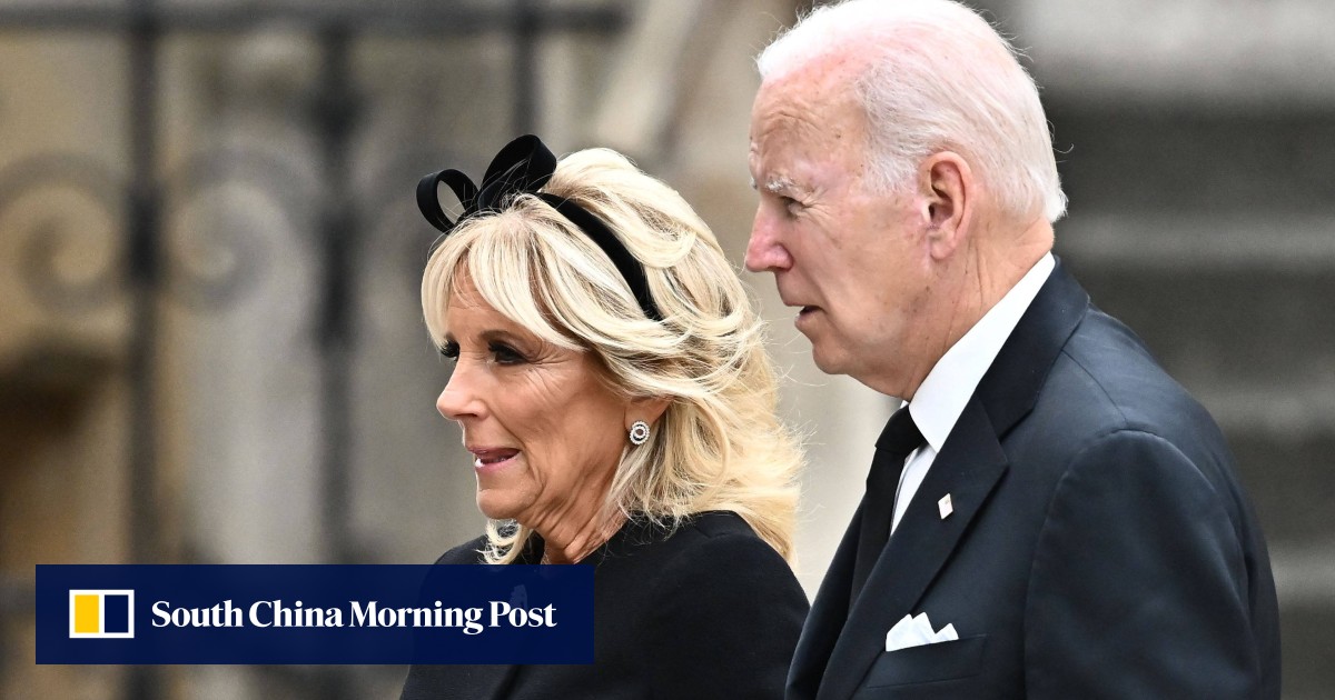 US First Lady Jill Biden criticised on Twitter for wearing fascinator ...
