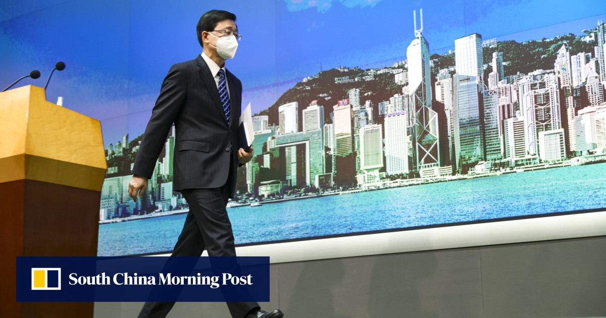 100 Days In Office Hong Kongs John Lee Vows To Ramp Up Efforts In