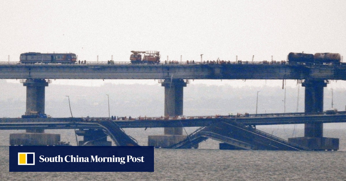 Putin says Ukraine special services behind Crimea bridge blast; Russia ...