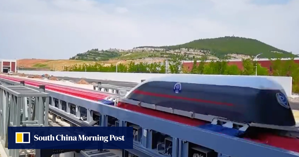 In a hurry? China’s ‘electromagnetic sledge’ cruises at nearly the ...