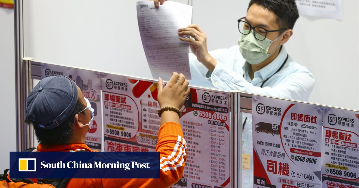 Hong Kong jobless rate falls to 3.9 per cent in fifth straight ... Hong Kong jobless rate falls to 3.9 per cent in fifth straight ...