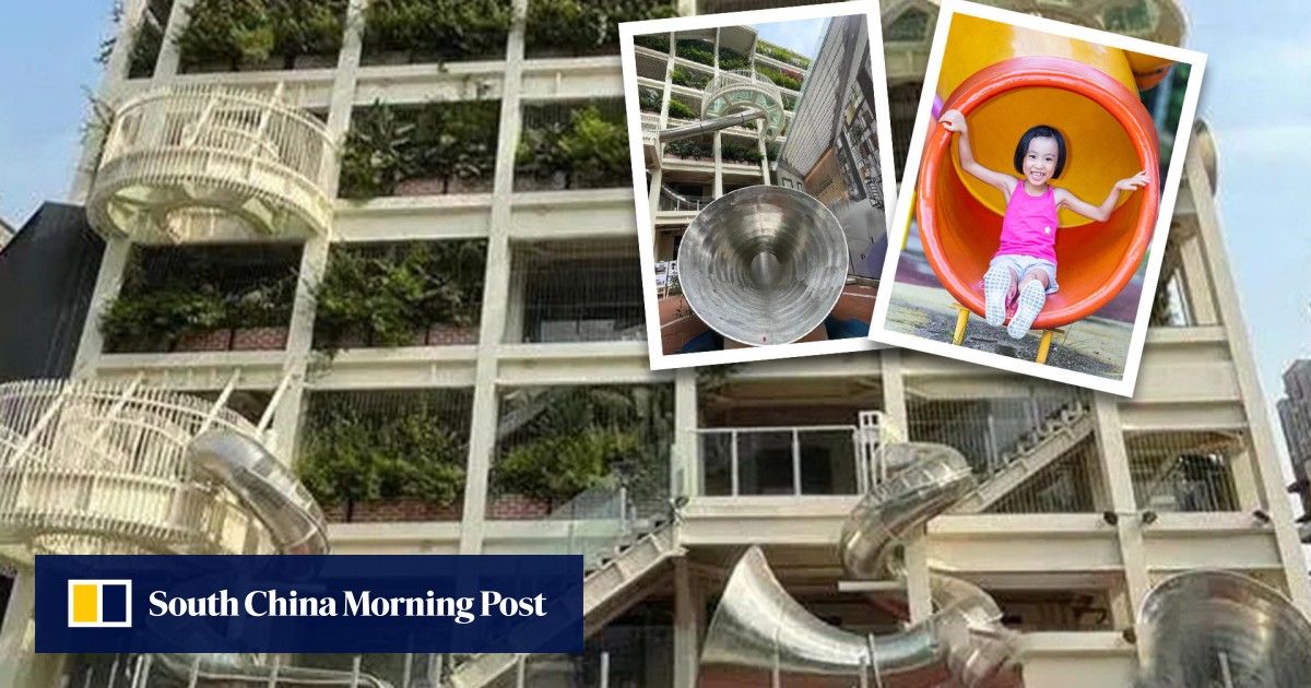 You think your office is fun? This building in China features slides ...