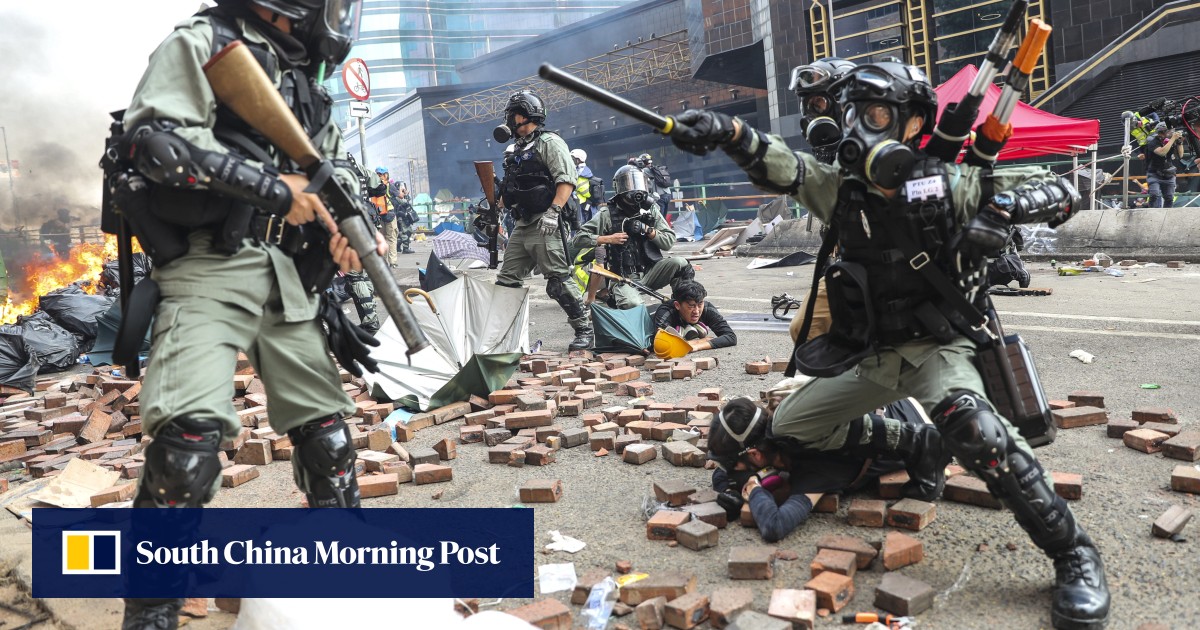Hong Kong Protests 9 Jailed For Up To 4 Years Over Rioting Near