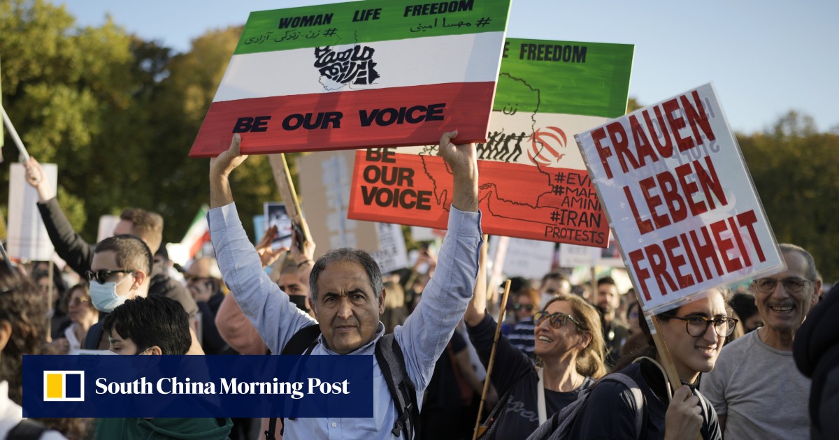 Tens of thousands march in Berlin to show solidarity with anti ...