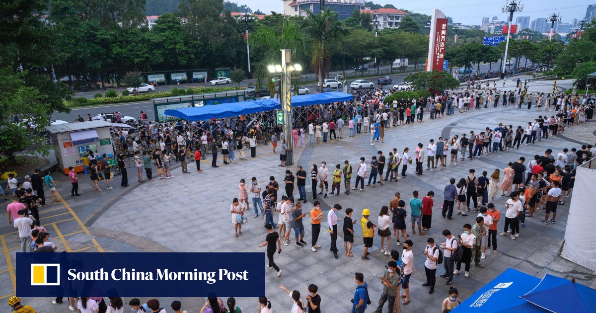 Chinese manufacturing hub Guangzhou starts citywide Covid-19 testing ...