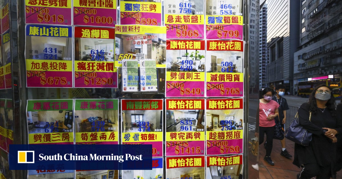 Hong Kongs Lived In Home Prices Fall To The Lowest Level Since January