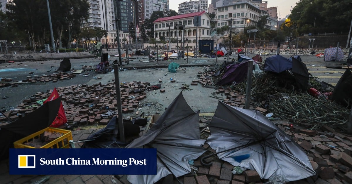 Hong Kong Protests 8 Jailed For Up To 56 Months For Rioting Near