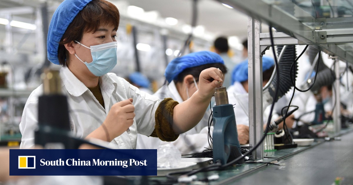China’s factory activity shrinks in October as coronavirus curbs hit ...