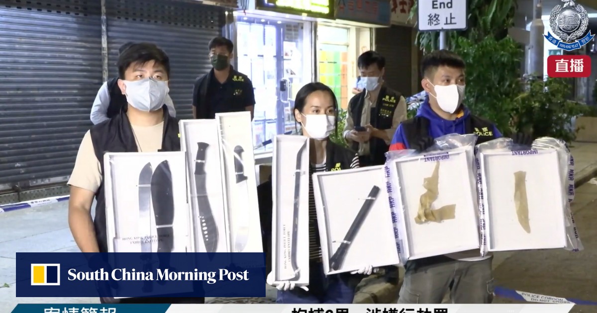 Hong Kong Police Arrest 6 Suspected Triad Members After Trio With