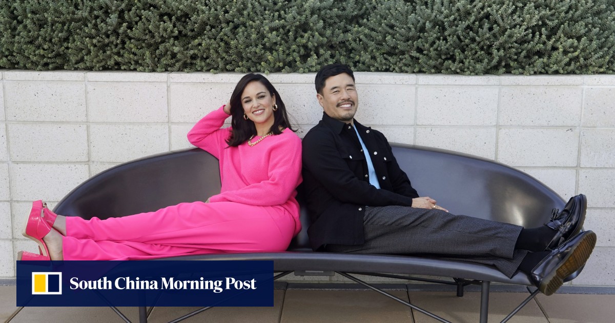 Melissa Fumero and Randall Park on Netflix comedy series Blockbuster ...