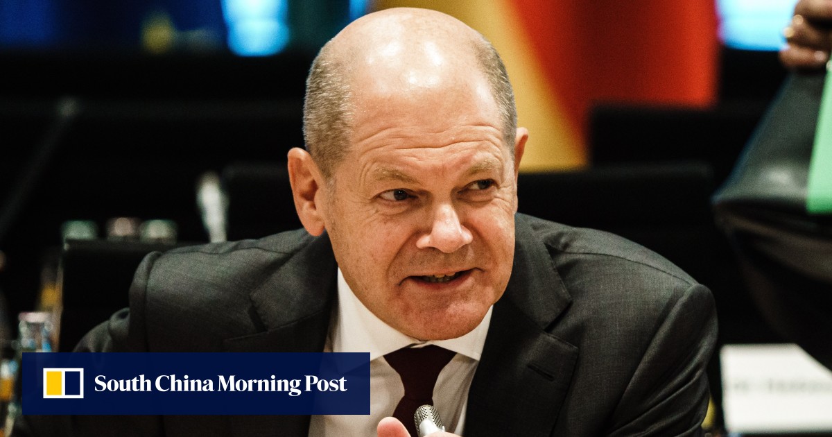 German leader Olaf Scholz under scrutiny as he leads business ...