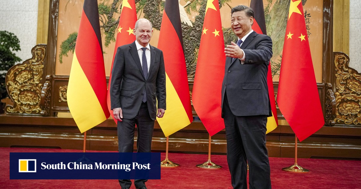 How German leader Olaf Scholz walked a fine line in China | South China ...