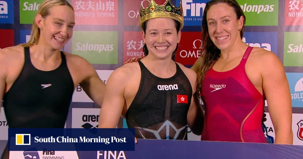 Hong Kong’s Siobhan Haughey completes 100m clean sweep at Fina World ...