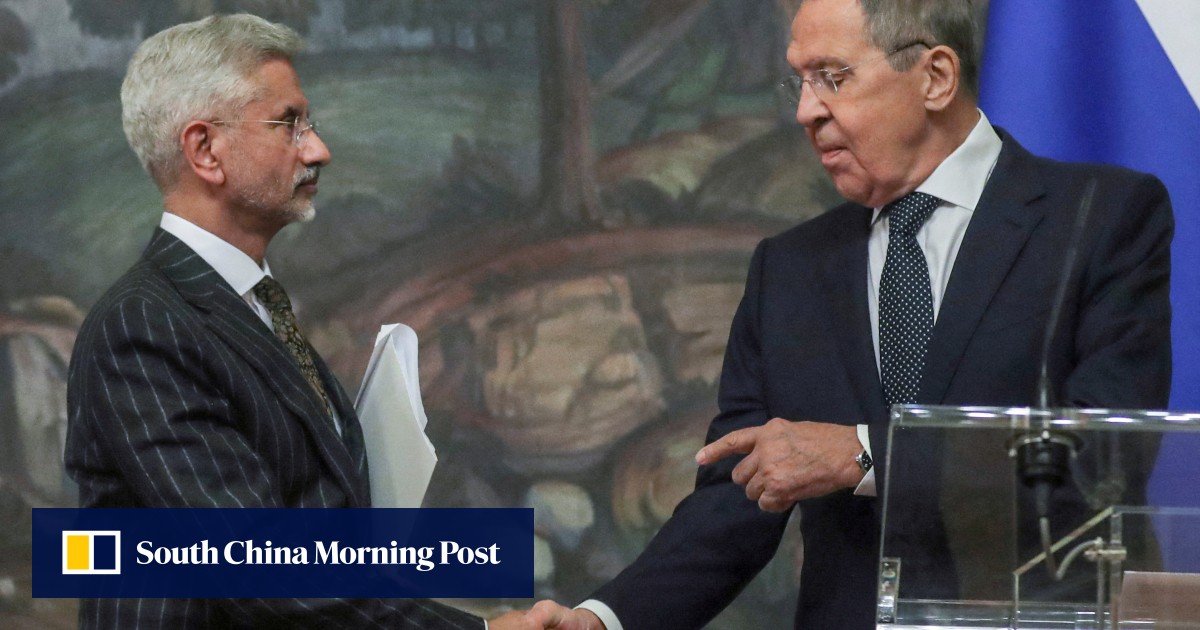 India praises ‘strong and steady’ relationship with Russia as foreign ministers meet in Moscow ...